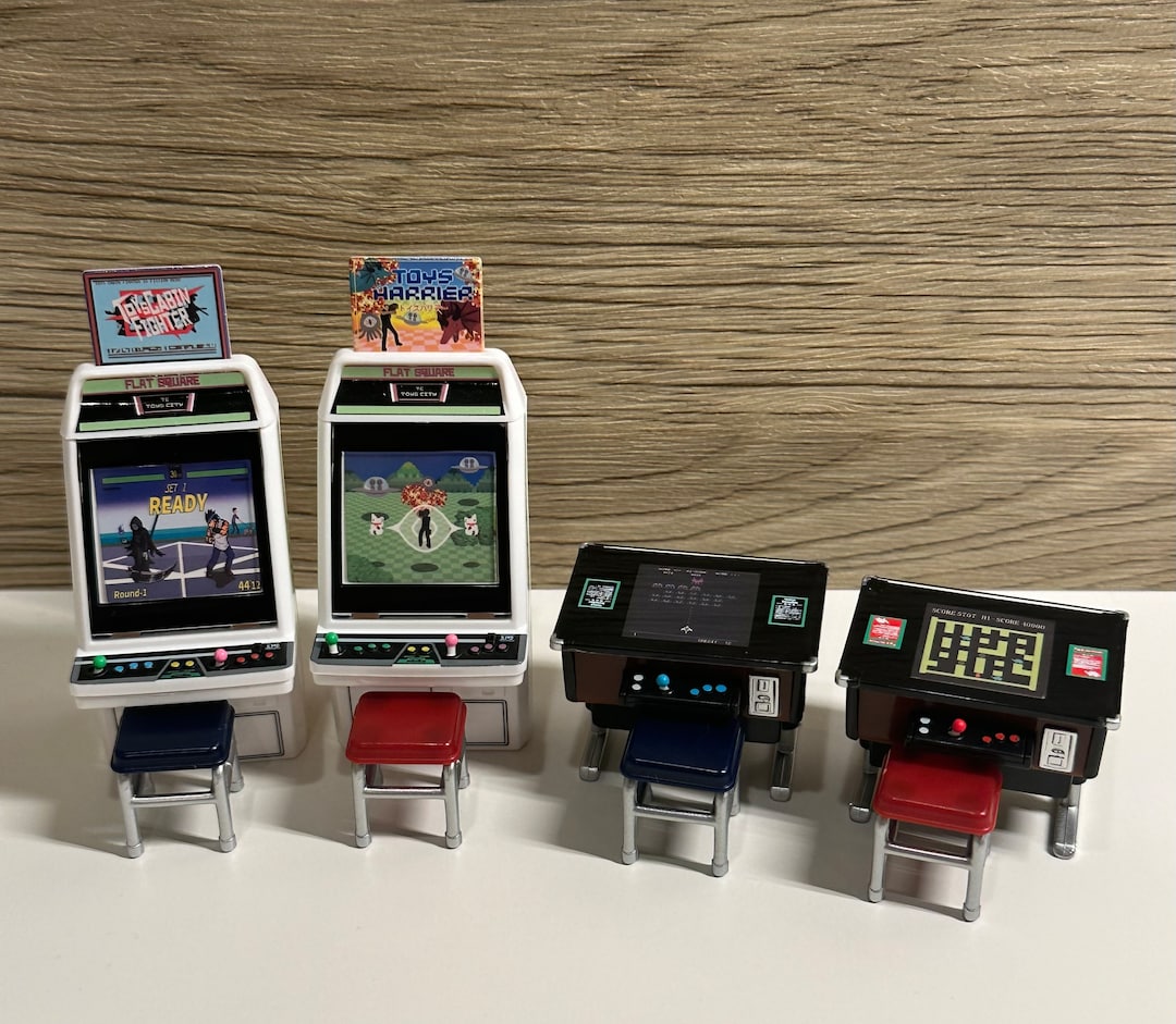 1/24 Dollhouse Miniature Arcade Game Video Game Cabinet Decor - Etsy