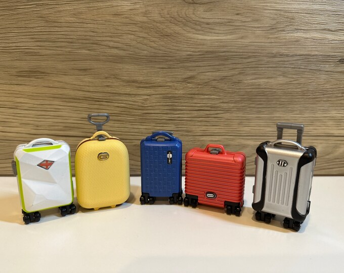 Mini Suitcase Dollhouse Suitcase Suit Case Small Tin Hinged - Etsy