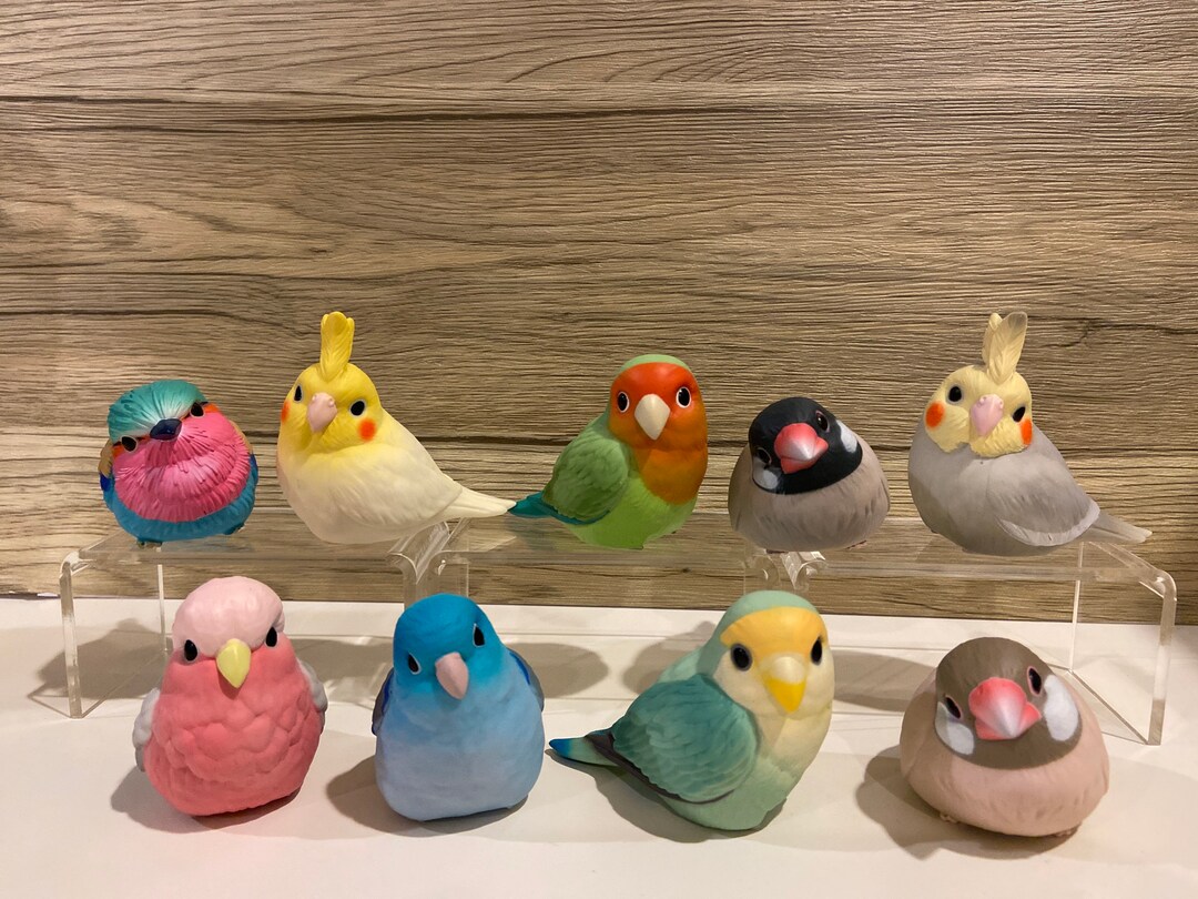 Miniature Japan Cockatoo Parrot Bird PVC Figurines Model Toy Novelty ...