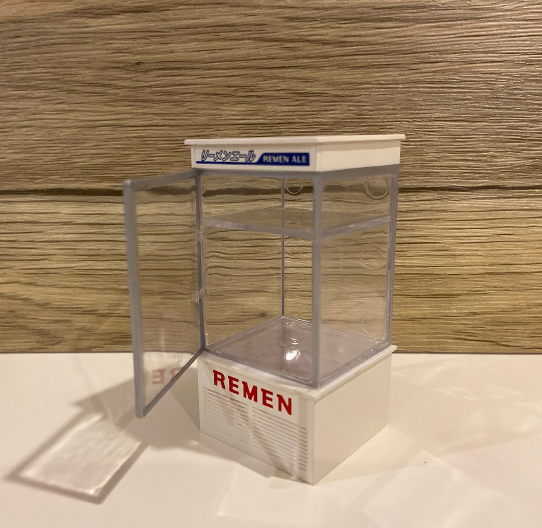 Re-ment Miniature Convenience Store Beverages Cooler Mini Refrigerator ...