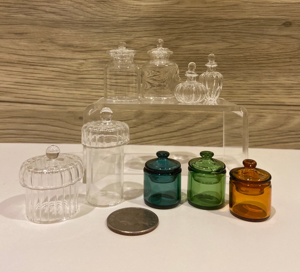 Dollhouse Miniature Glass Jar Candy Jar Dollhouse Decor - Etsy