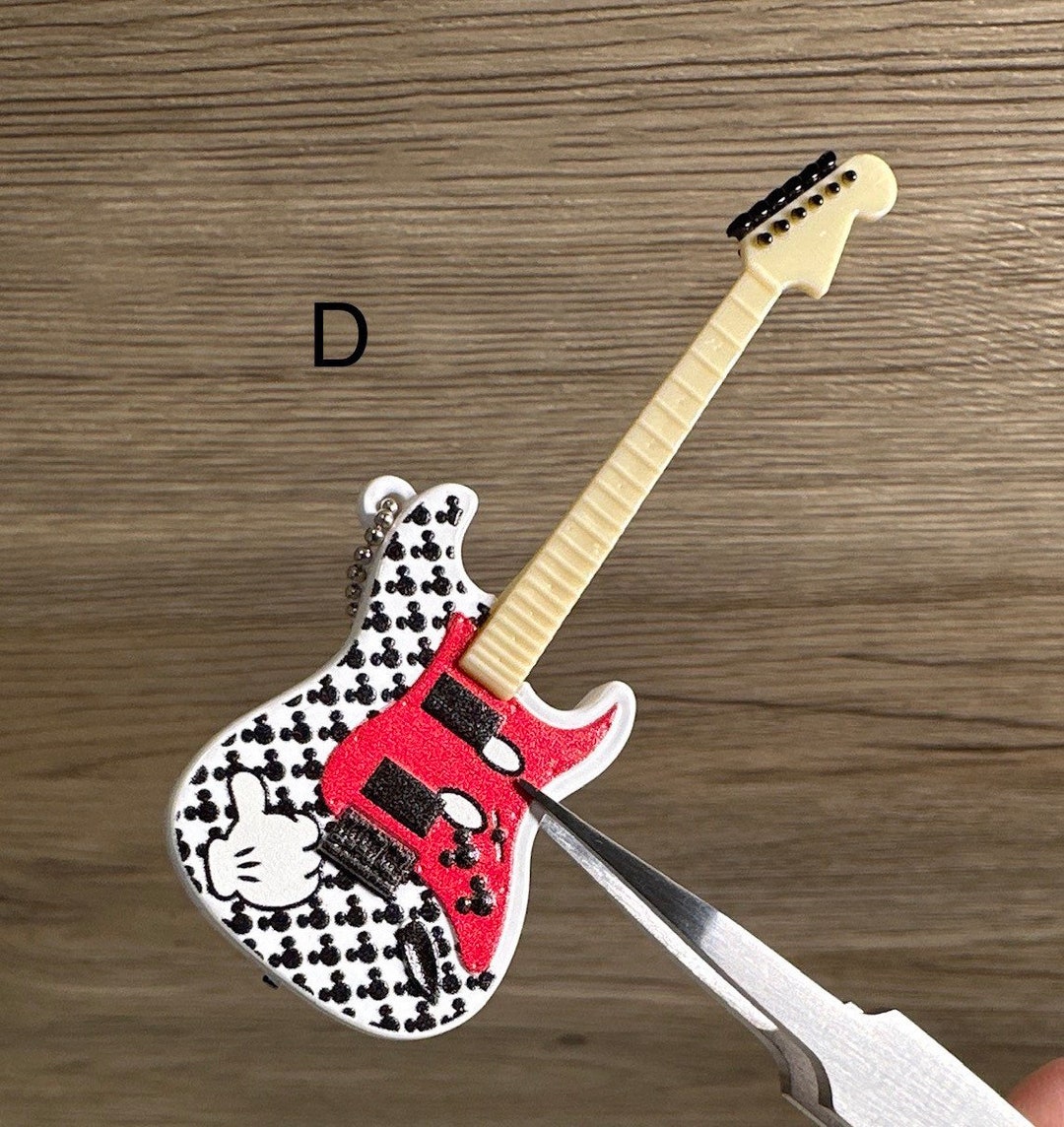Vintage Rare Dollhouse Miniature Guitar Music Instrument Stage Live ...