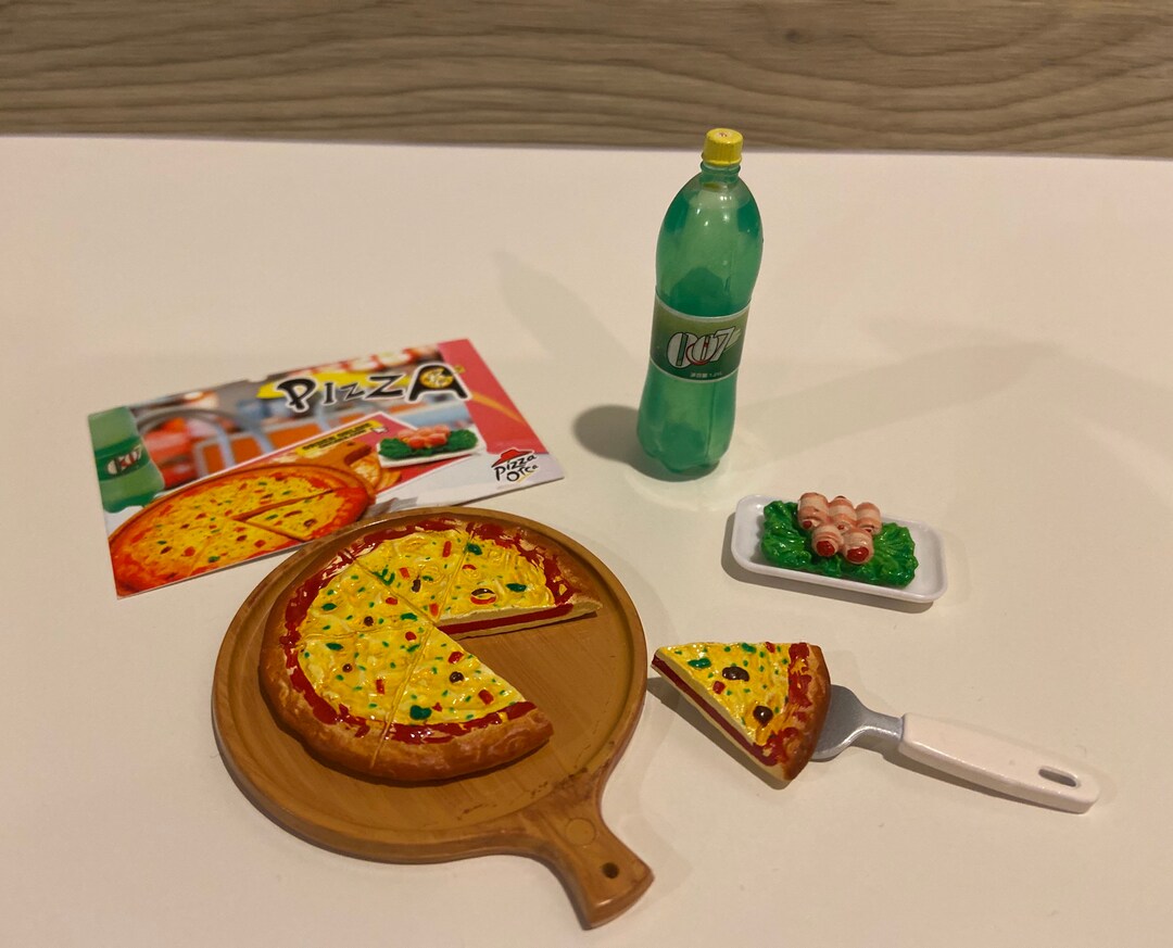 Dollhouse Miniature Fast Food Pizza Doll Food Pizza Restaurant - Etsy
