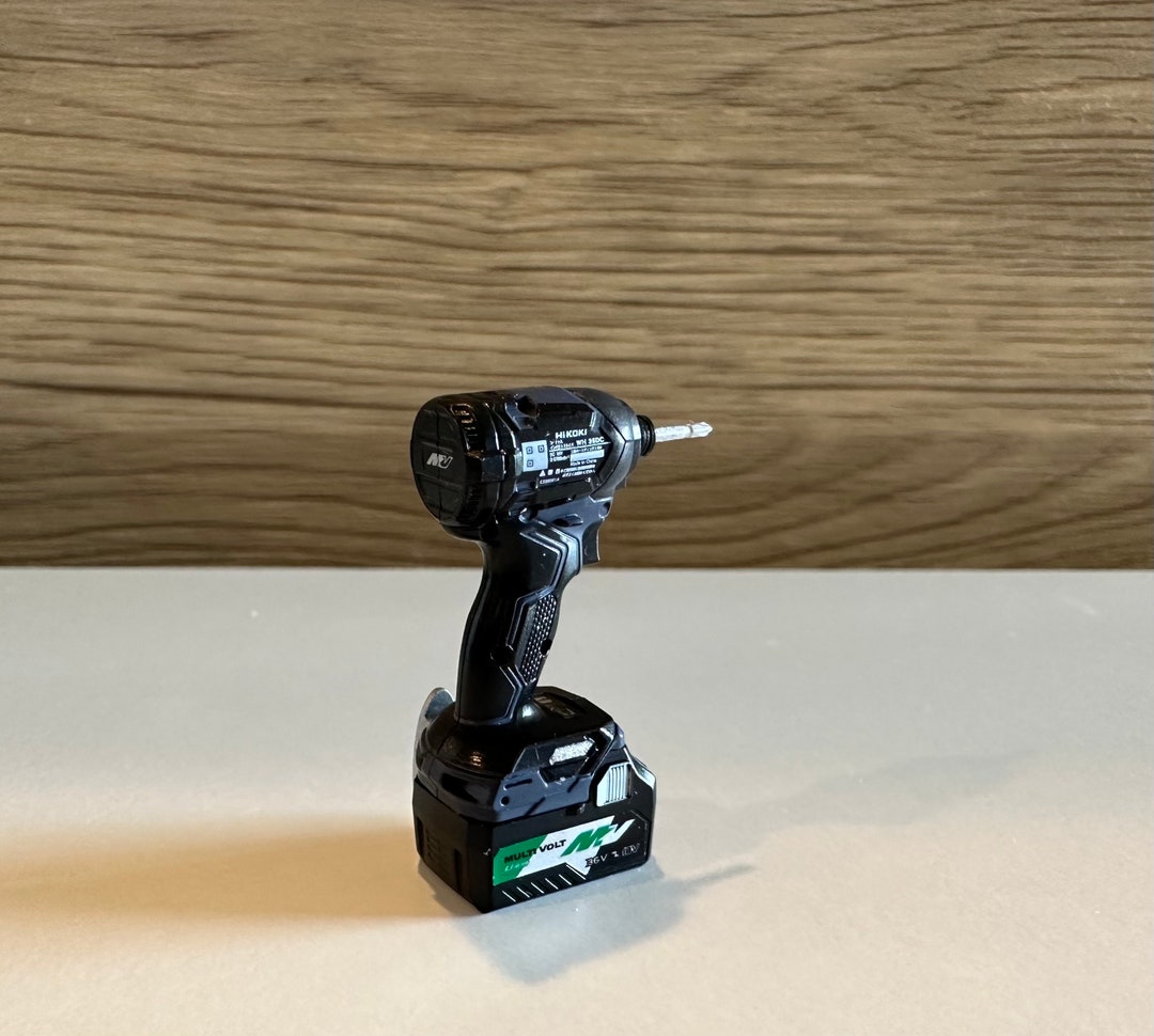 Dollhouse Miniature Hand Held Drill Tool, Work Tool, Power Tool ...