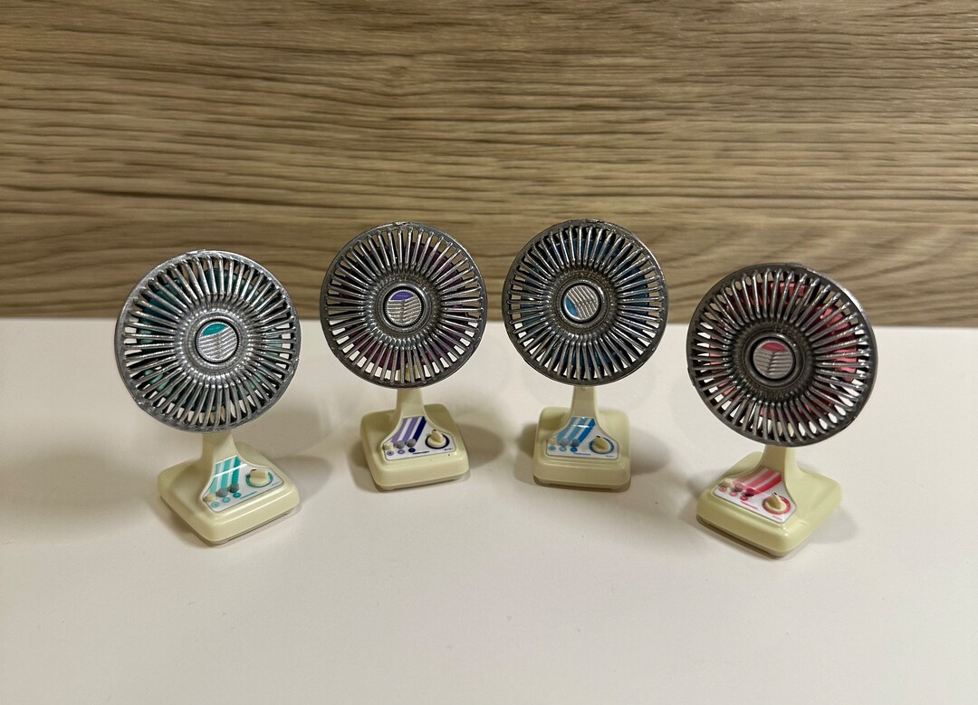 Dollhouse Miniature Japanese Nostalgic Retro Style Fan Dollhouse Desk ...