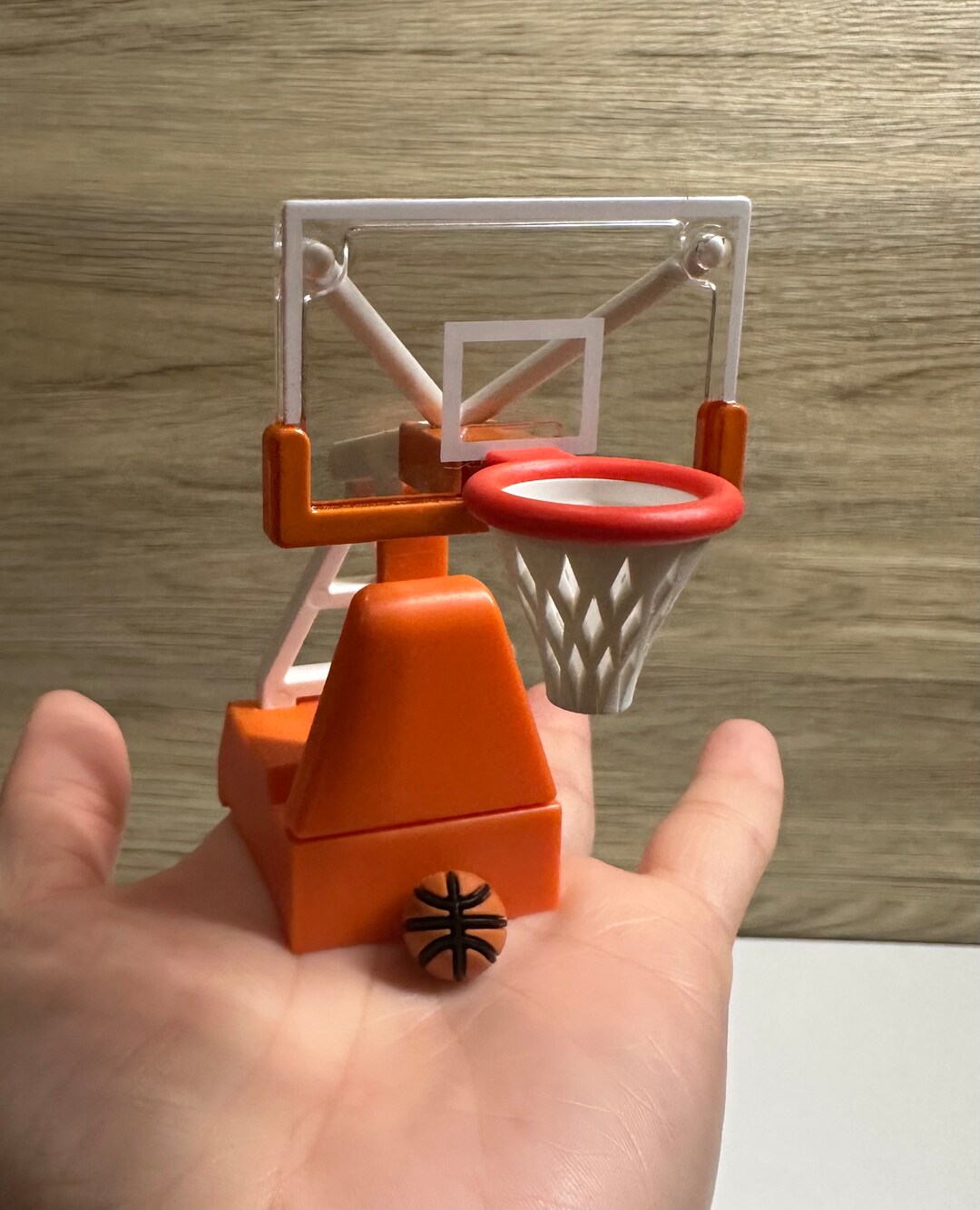 Dollhouse Miniature Basketball Court Rack Hoop Gymnasium School ...