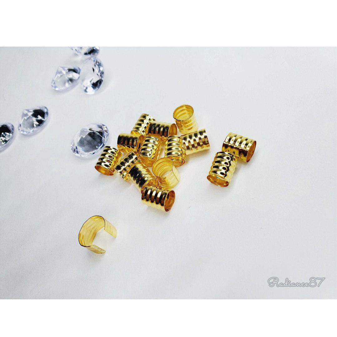 Gold Cuffs Loc and Braid Natural Hair Jewelry Set of 15 Pieces, Pretty ...