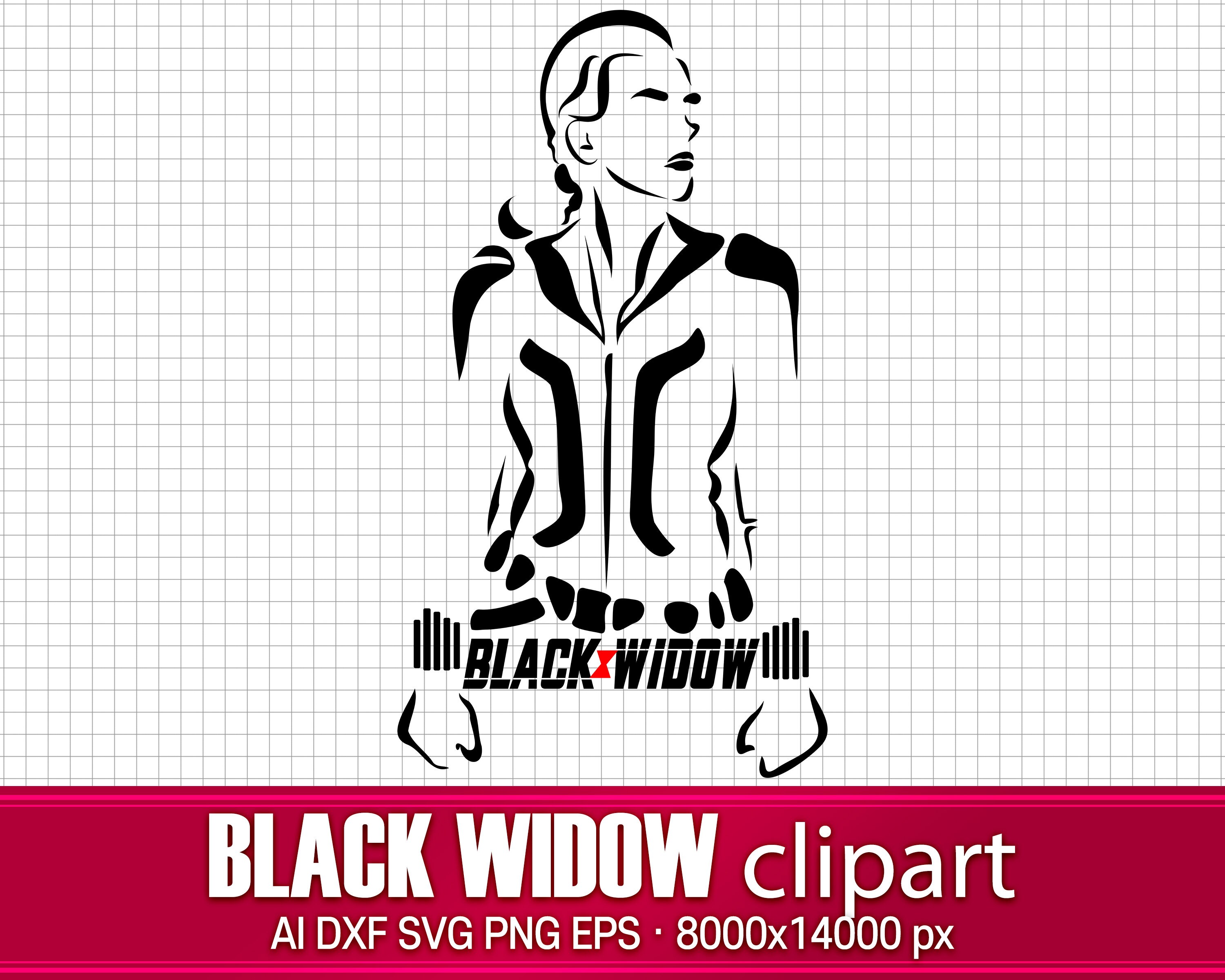 Black Widow Svg Instant Download DXF Svg PNG Eps Ai - Etsy UK