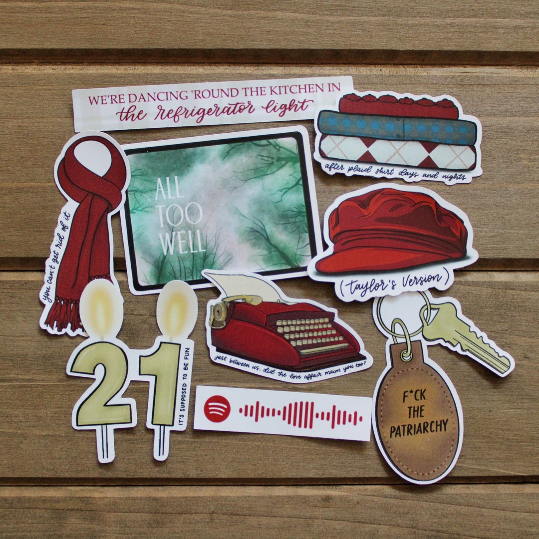 All Too Well Stickers Red taylors Version Quote Sticker Taylor Swift ...