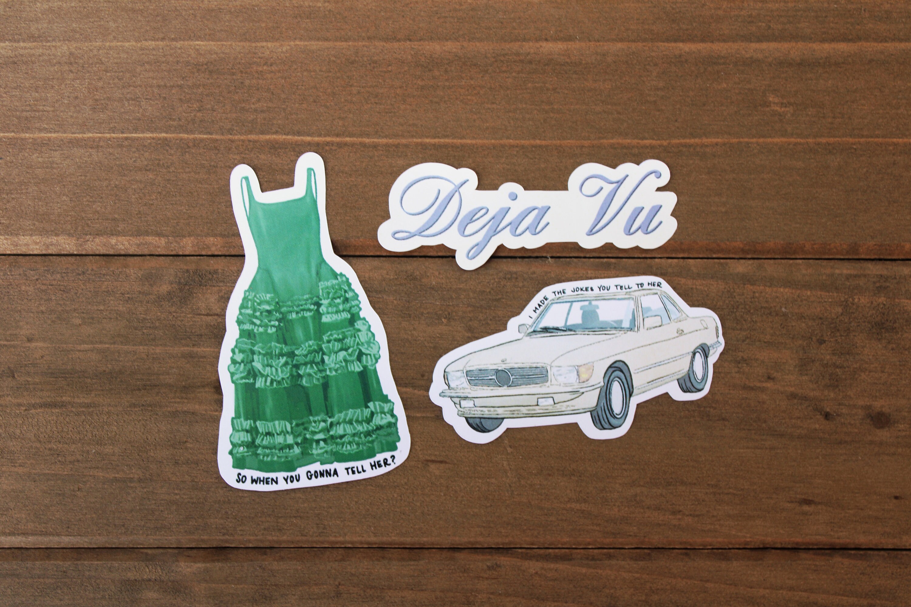 Deja Vu Stickers / Pegatinas impermeables / Deja Vu Song / Die | Etsy ...