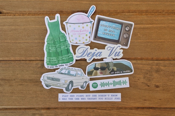 Deja Vu Stickers / Pegatinas impermeables / Deja Vu Song / Die | Etsy ...
