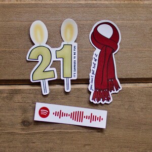 All Too Well Stickers Red taylors Version Quote Sticker Taylor Swift ...