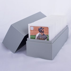 Trading Card Storage Box - Single Row (3D Printed) - Etsy
