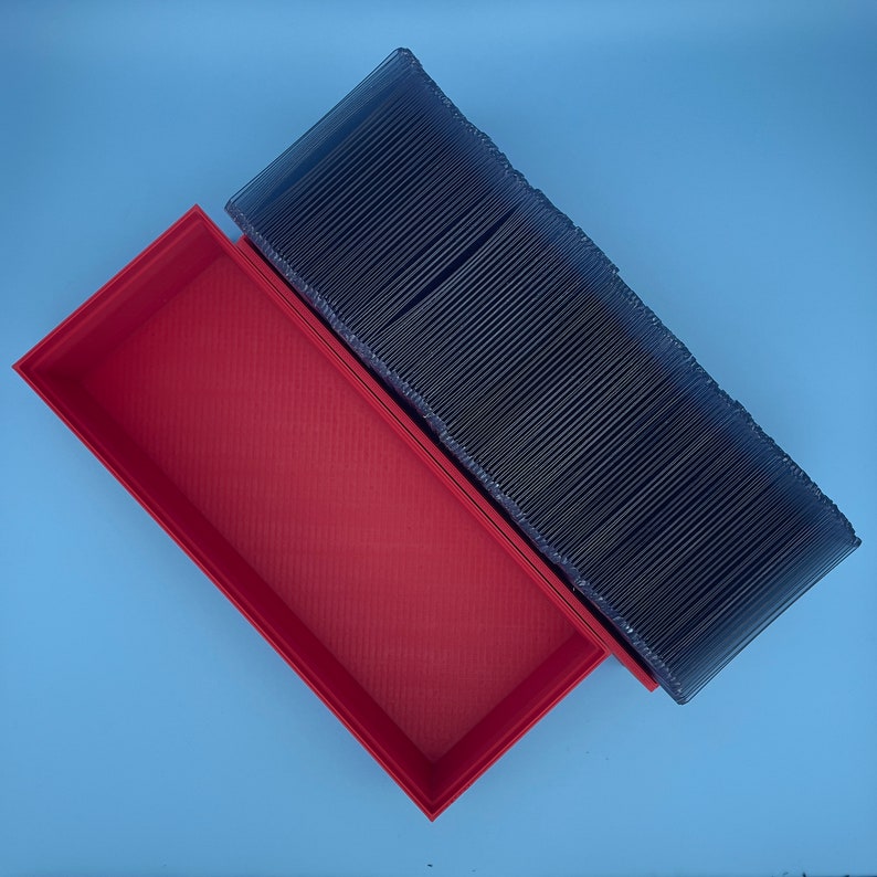 Toploader Storage Box - Single Row (3D Printed) - Etsy