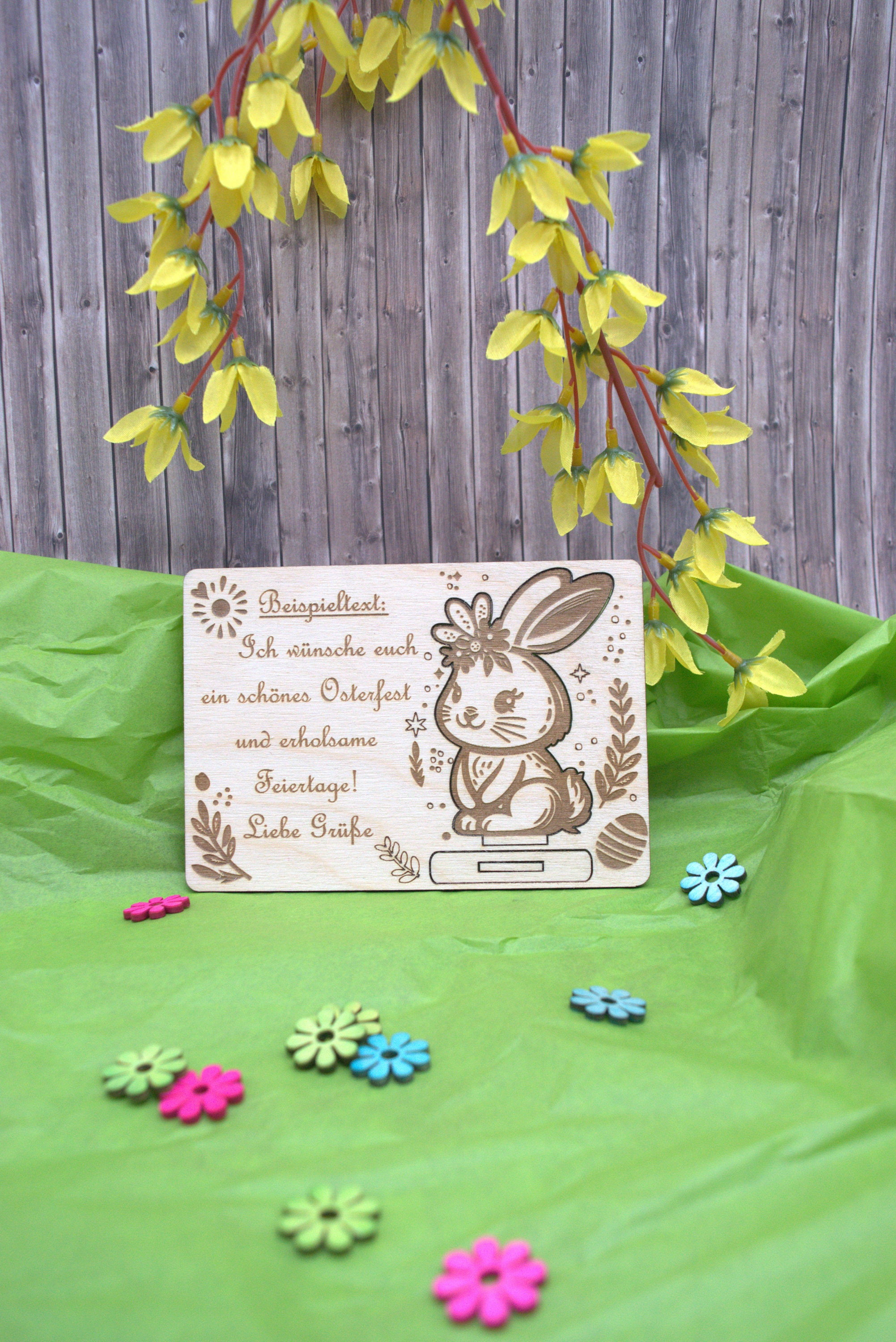 Customizable 3D Easter Card With a Super Cute Bunny to Set Up - Etsy