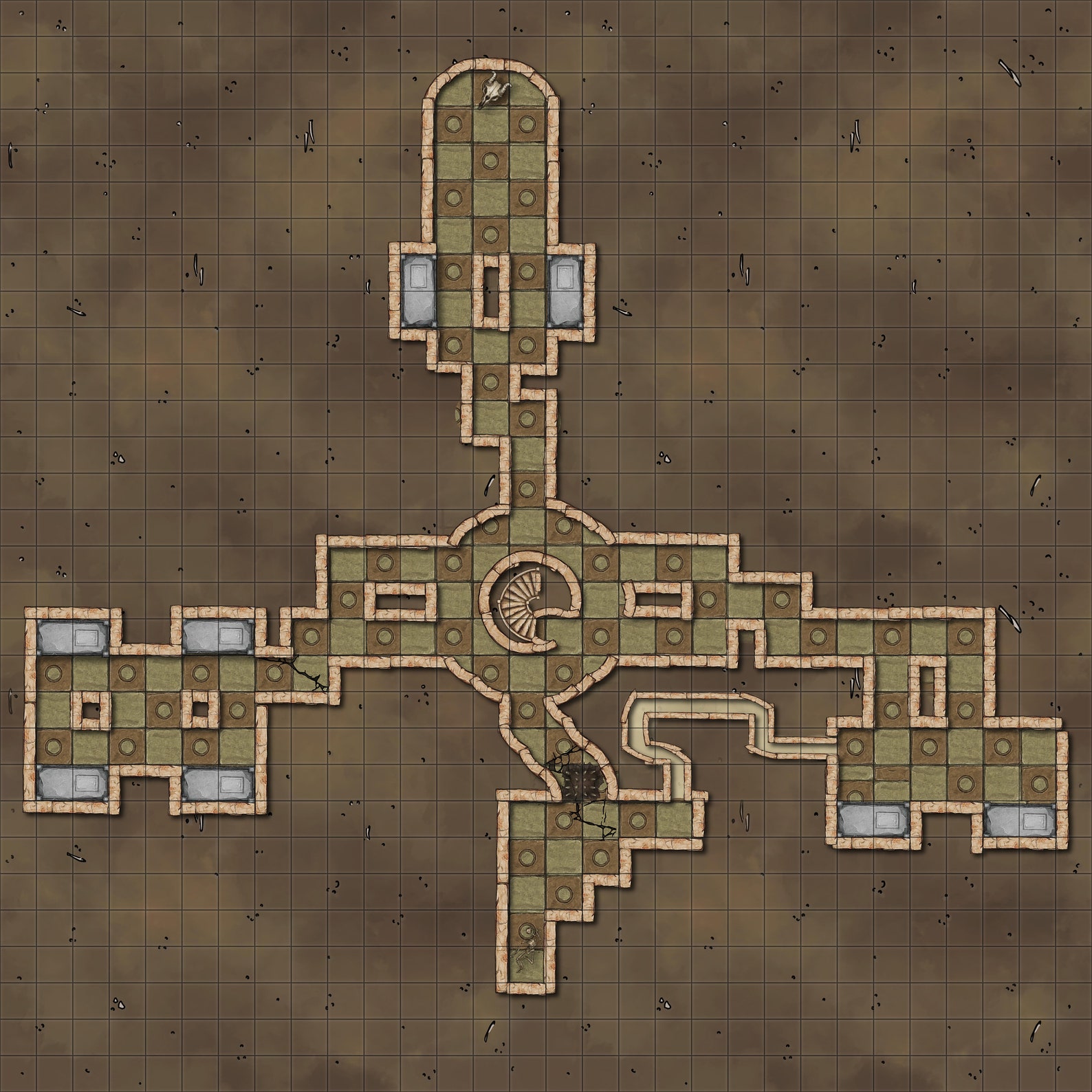 Dragon of Icespire Peak Digital 4K Battlemaps. D&D 5e Adventure Maps ...