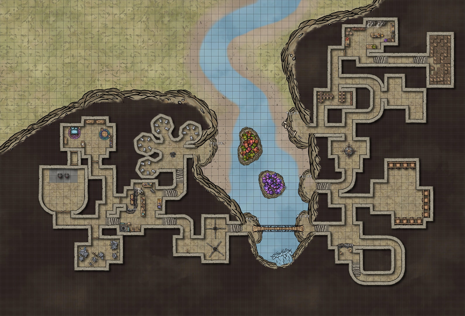 Dragon of Icespire Peak Digital 4K Battlemaps. D&D 5e Adventure Maps ...