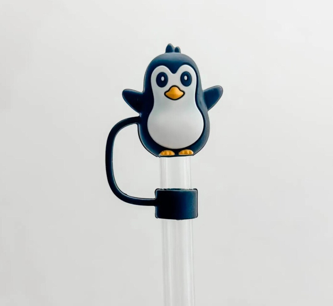 Stanley Straw Topper, Silicone Straw Cover 10mm BPA FREE, Seal, Penguin ...