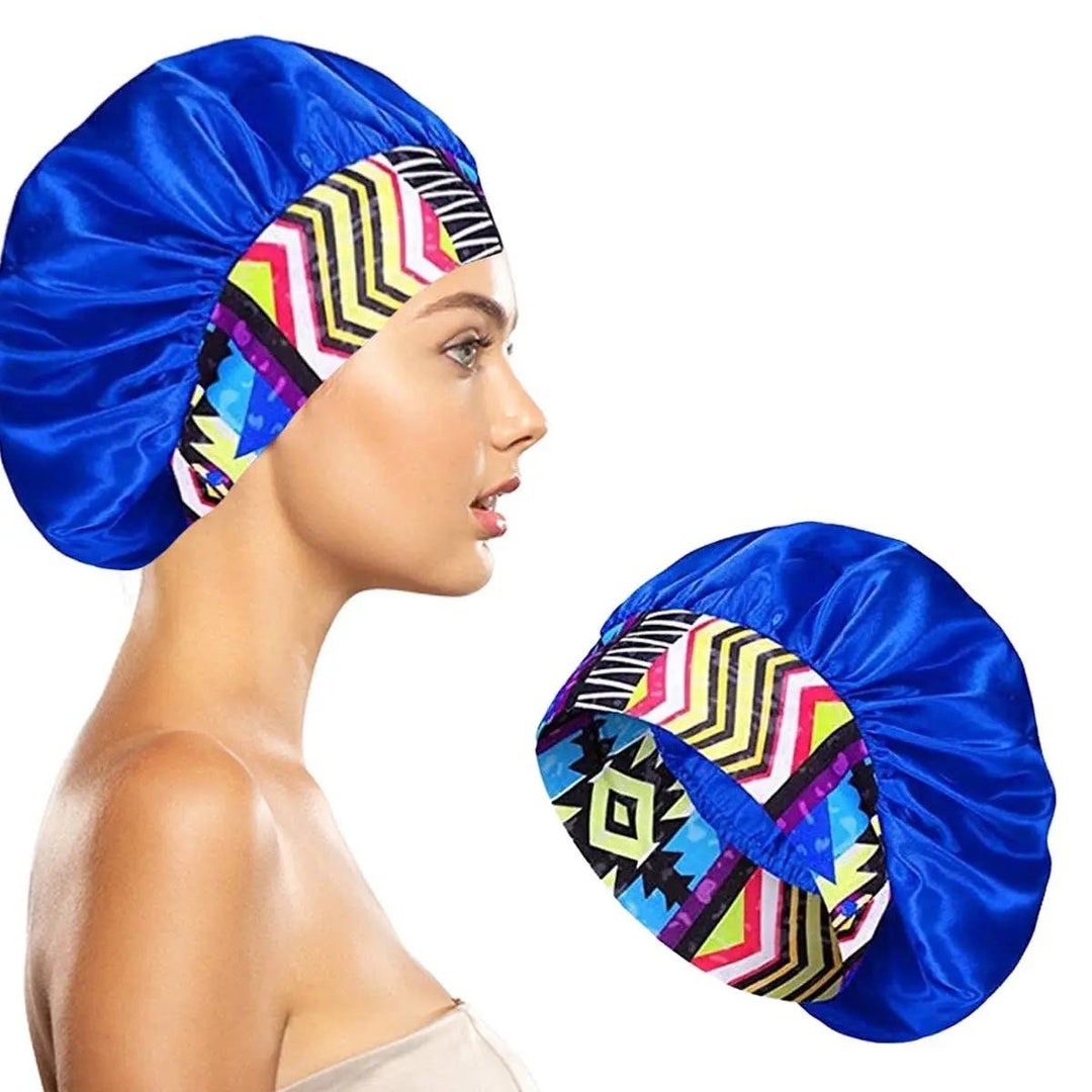 Women's Silky Satin Head Scarf Hair Wrap Cap Hat Headband Sleeping ...