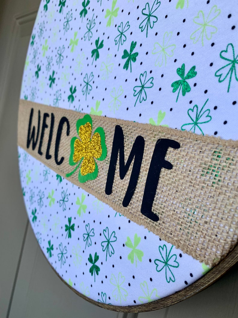 St Patricks Day Door Hanger Irish Wall Sign St Patty Luck - Etsy