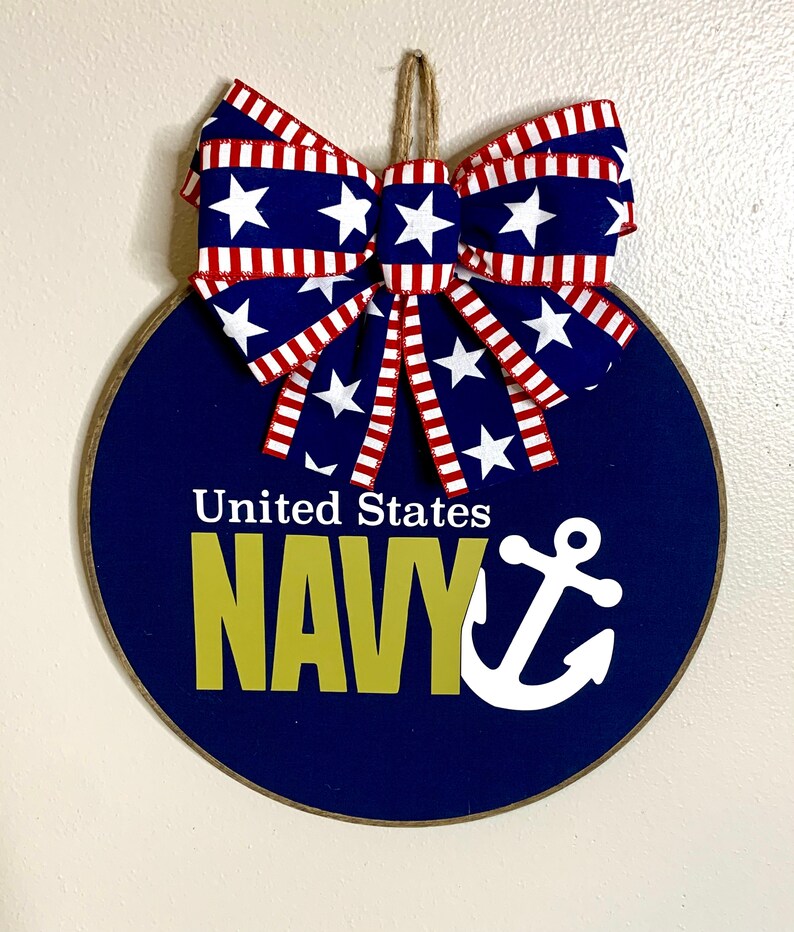 Navy Decor Armed Forces Decor Veteran Decor Navy Home Sign Navy Home ...