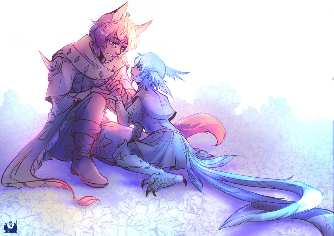 Meteion | Final Fantasy XIV | DIN A4 Print in Stock - Etsy