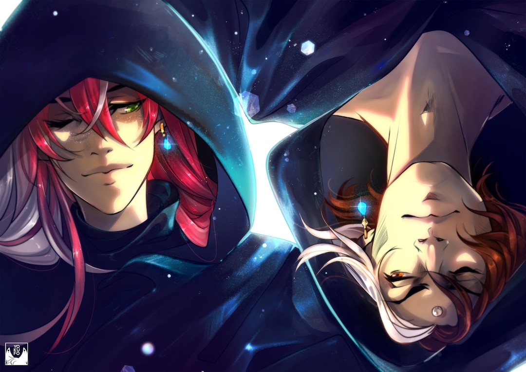 Azem and Hades | Final Fantasy XIV | DIN A4 Print in Stock - Etsy