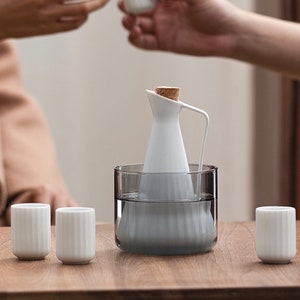 Personalized Gift Japanese Sake Set With Tray Warmer and - Etsy