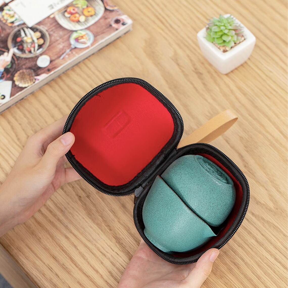 Camping Mug vintage Travel Tea Set for One/two 1 Teapot 1 - Etsy