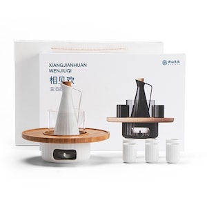 Personalized Gift Japanese Sake Set With Tray Warmer and - Etsy