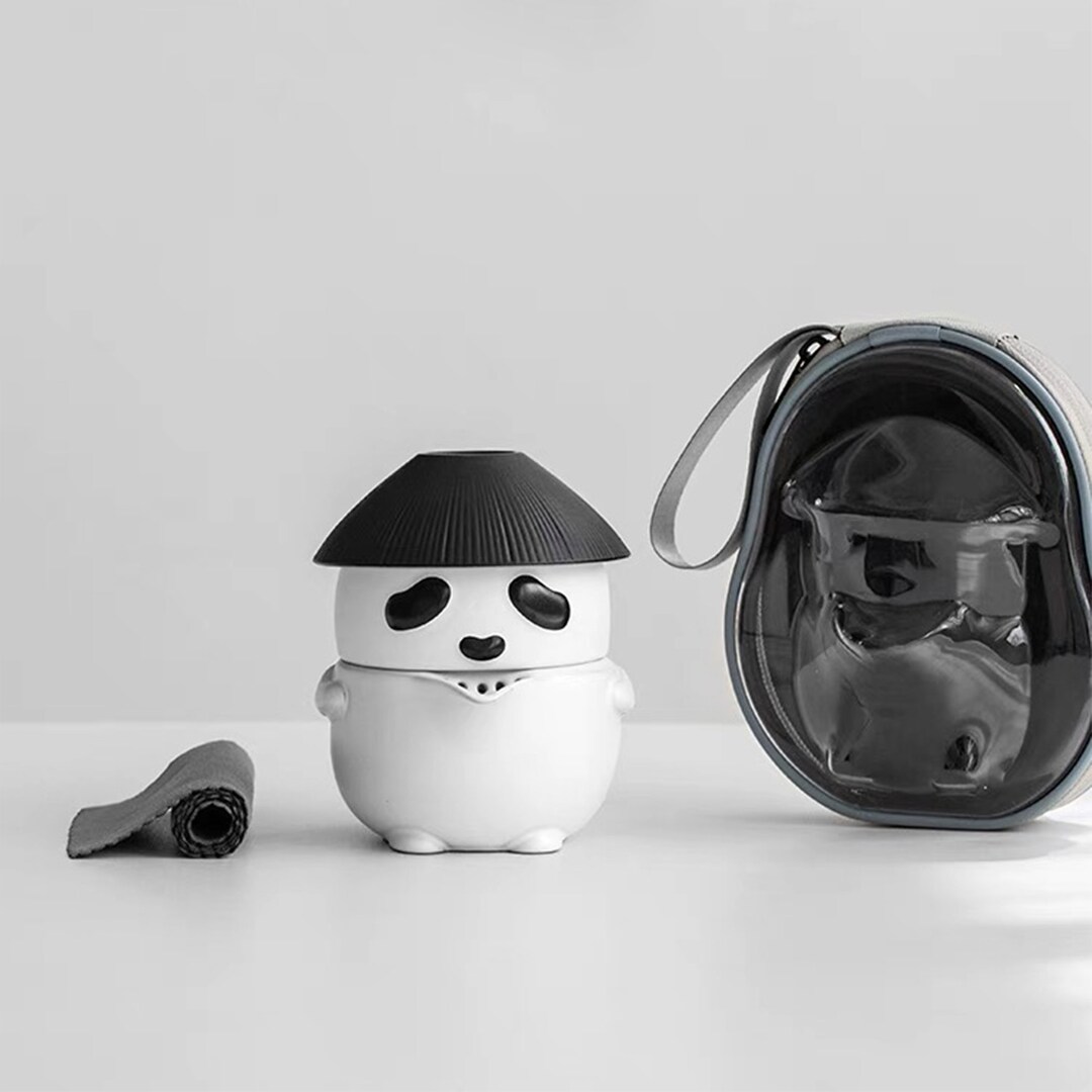 Custom Cute Kungfu Panda Travel Tea Set Teapot With Infuser - Etsy