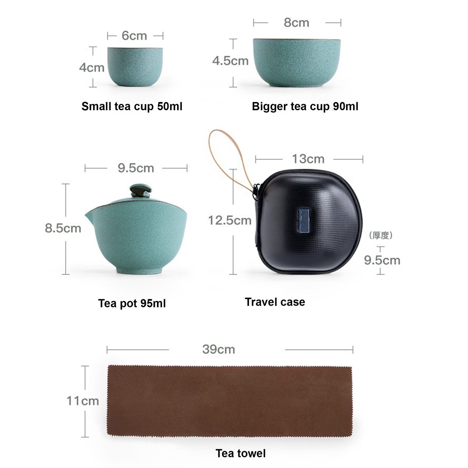 Camping Mug vintage Travel Tea Set for One/two 1 Teapot 1 - Etsy