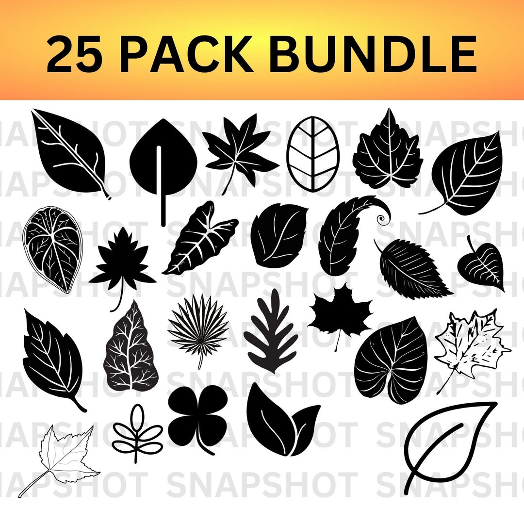 Svg File Leaf Svg File Leaves Svg File Branches Svg File - Etsy