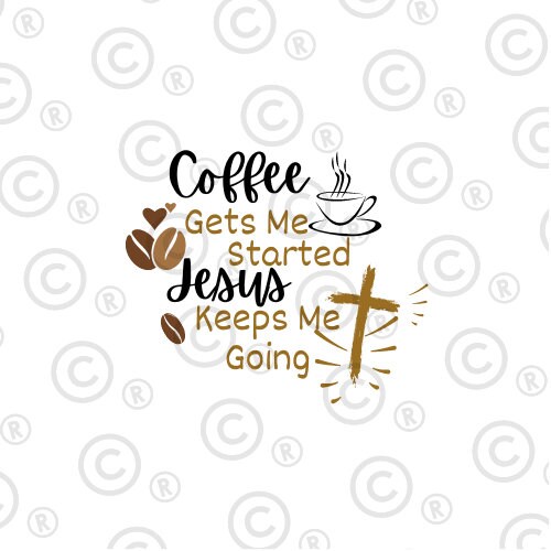 Coffee and Jesus SVG, Jesus SVG, Coffee SVG, Faith Svg, Jesus Christian ...