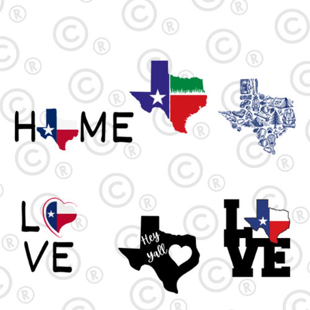 Texas Bundle SVG, Texas State Bundle, Texas Shape, Texas Flag, Texas ...