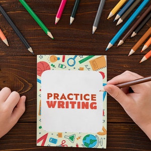 Preschool Kindergarten Alphabet Writing Downloadable and Printable, Kid ...