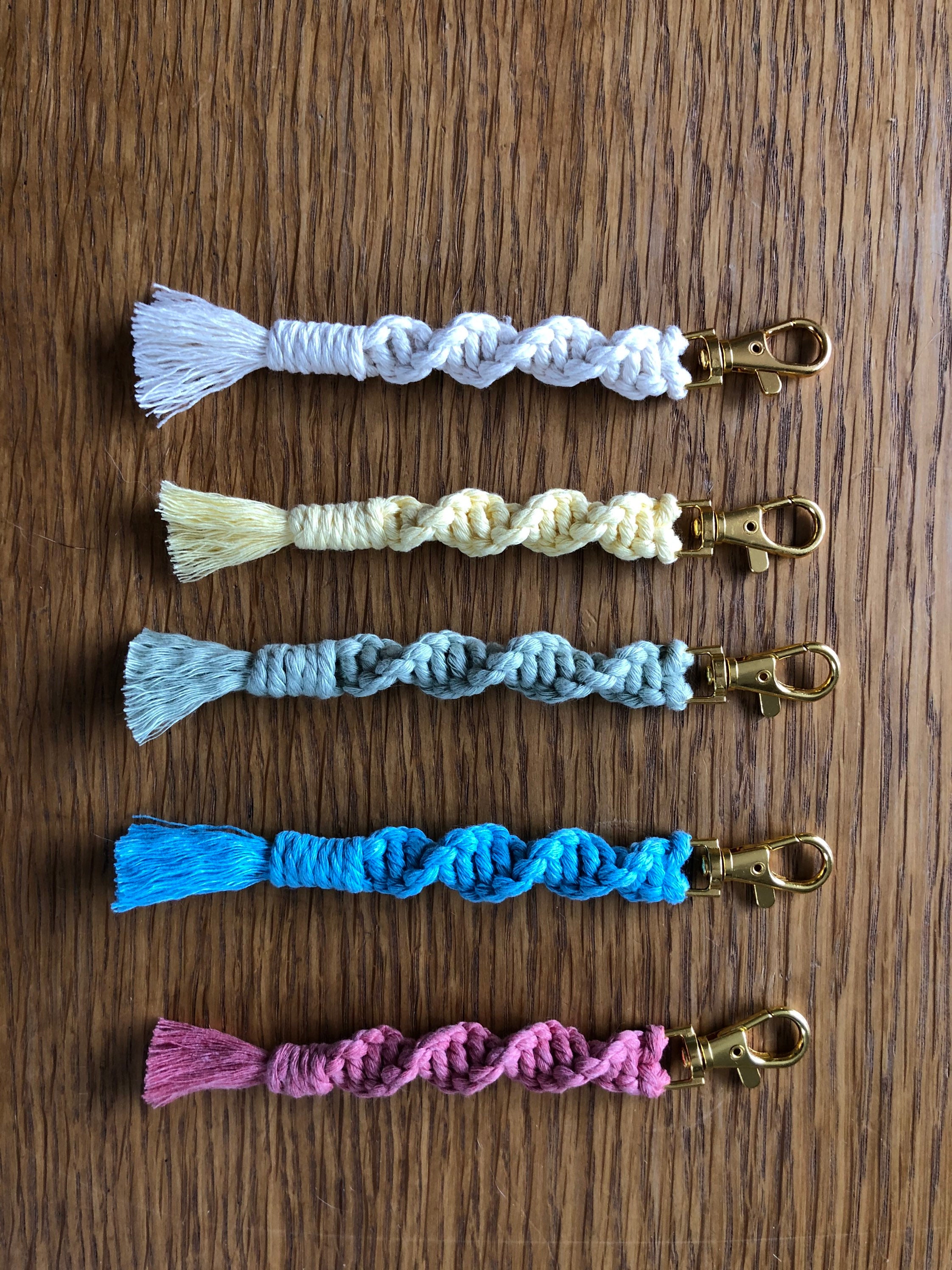 Spiral Knot Keychains - Etsy