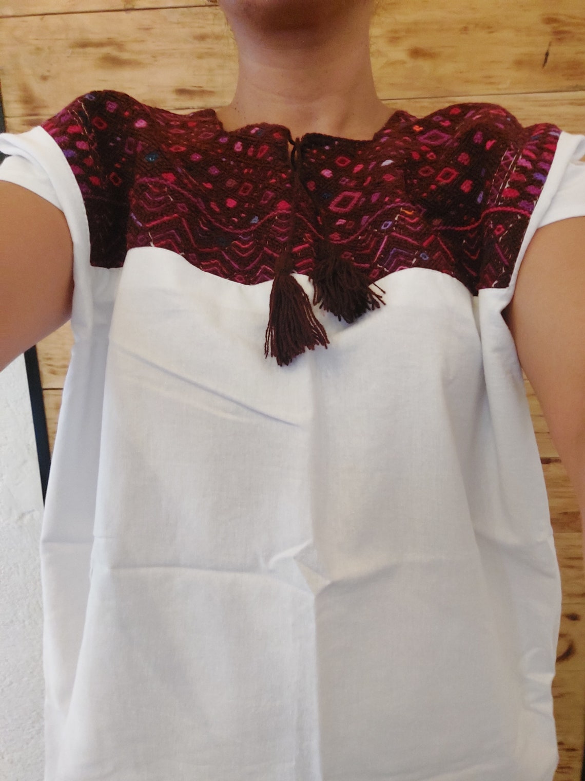 Hand Embroidered Blouse by Indigenous People From Chiapas - Etsy