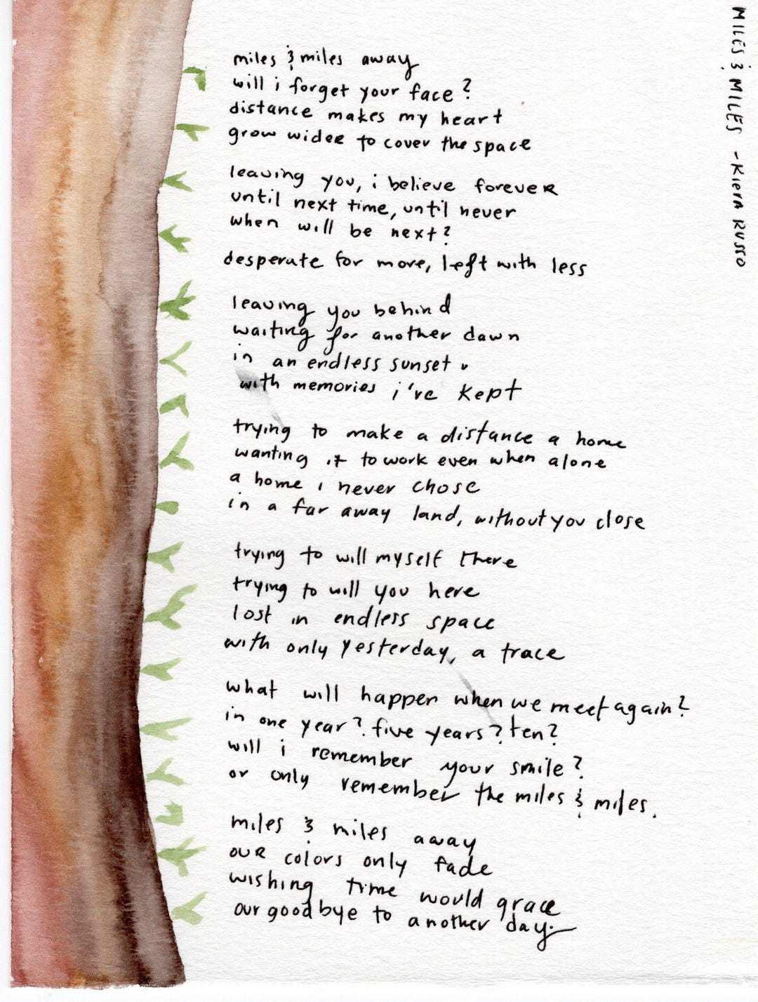 Colorful Watercolor Poetry Prints | Ready-to-frame Digital Art ...