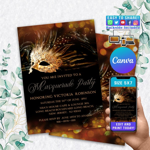 Masquerade Ball - Etsy