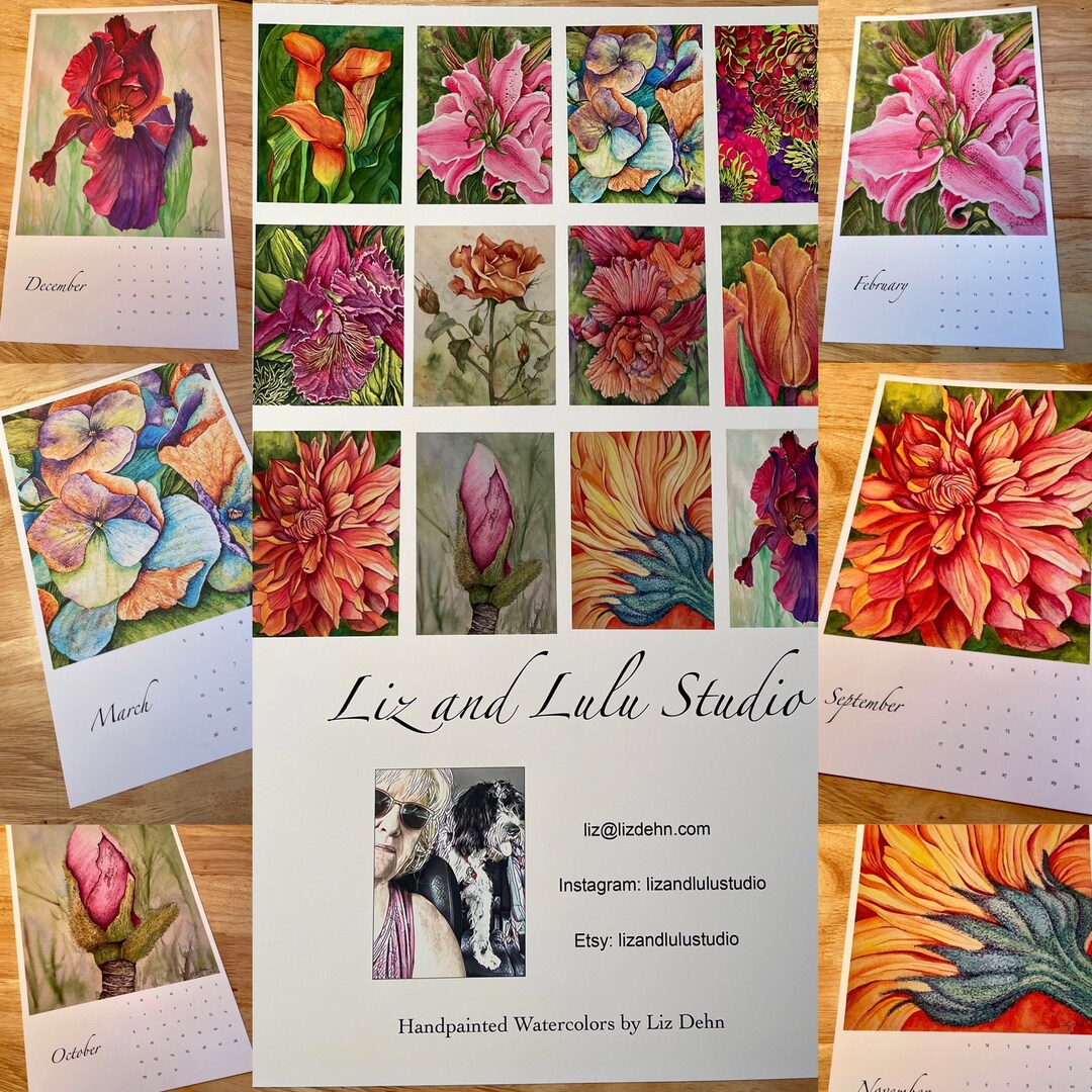 SOLD - Botanical Calendar - 2023 - Etsy