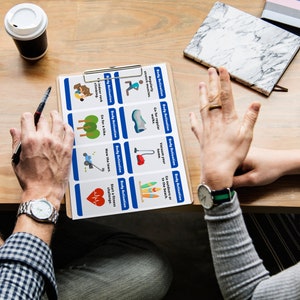 Behavior Activation Flash Cards, Activity Scheduling, Positive Growth ...