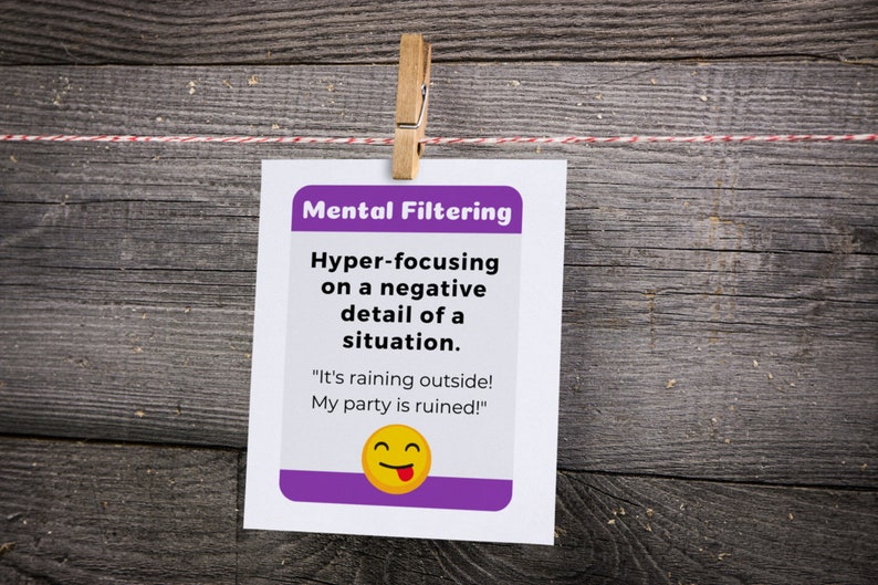 48 Kognitive Distorsionen Bildkarten, Denkfehler Arbeitsblätter ...