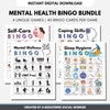 Self-care BINGO Game Activity Kit for Mental Health, Wellness, Therapy ...