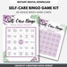 Self-care BINGO Game Activity Kit for Mental Health, Wellness, Therapy ...