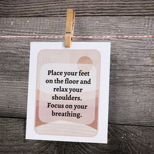 40 Grounding Flash Cards, Anxiety Coping Skills, Panic Attacks, CBT ...