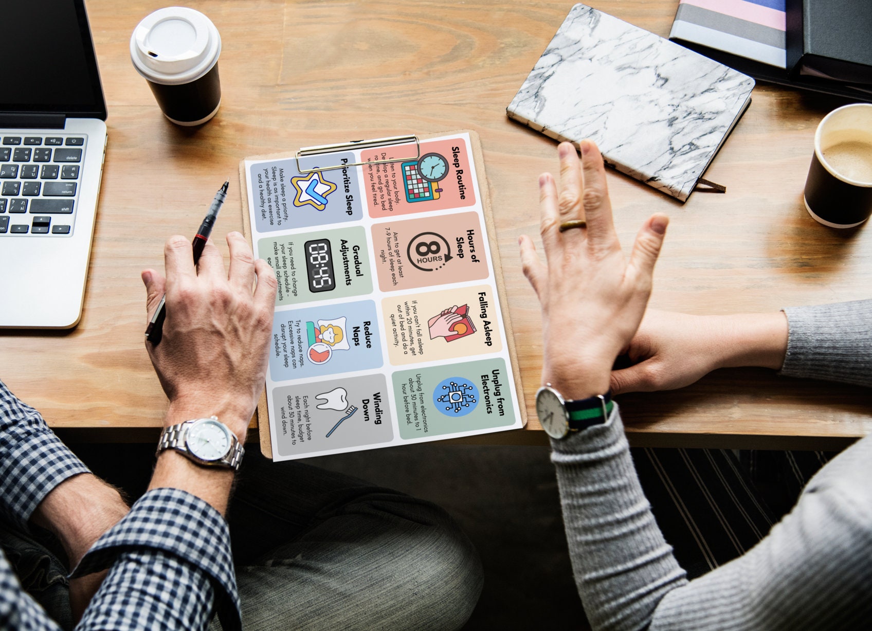 Sleep Hygiene Flash Cards, Sleep Wellness Tips Worksheets, Insomnia ...