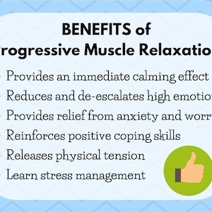 Progressive Muscle Relaxation (PMR) Worksheet for Kids, Calm Down ...