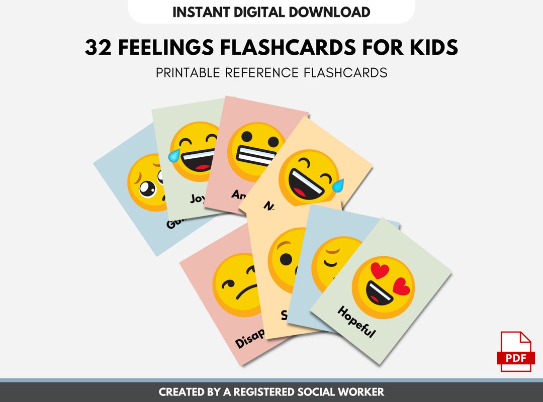 Feelings Cards, Emotions Flashcards, Zones of Regulation Kids, Coping ...