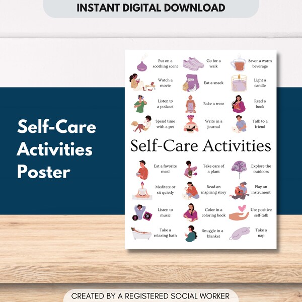 Stress Relief Poster - Etsy